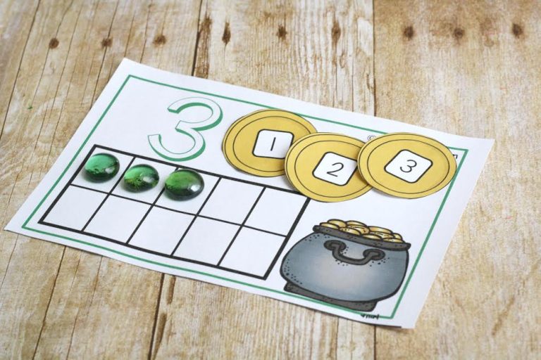 FREE ST. PATRICK'S DAY COUNTING MATS (Instant Download)