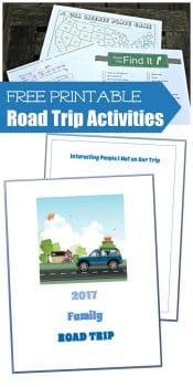 Free Printable Road Trip Activities for Families