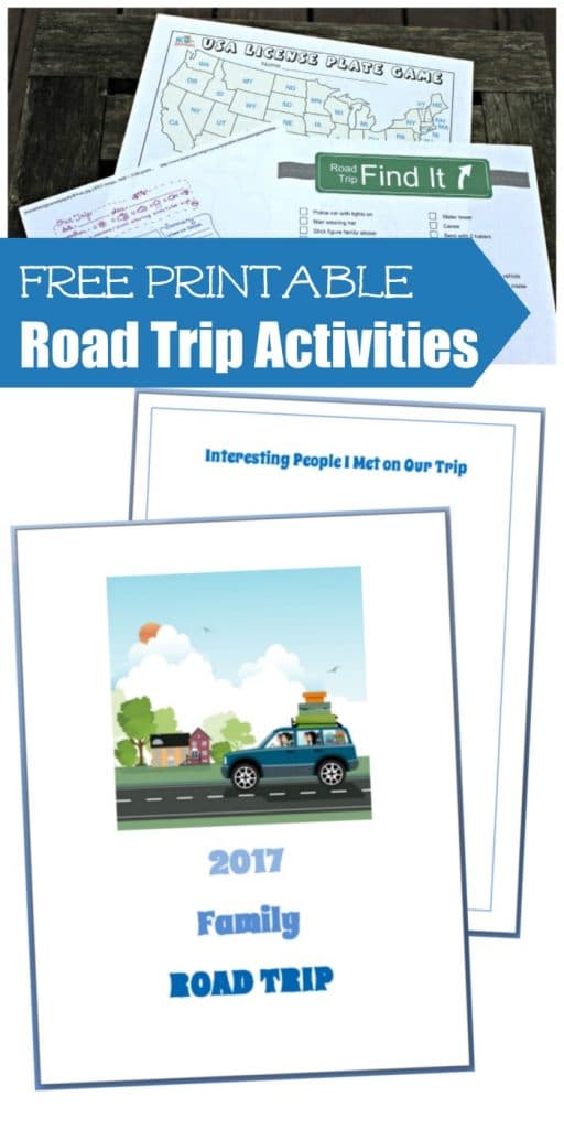 Free Printable Road Trip Activities for Families