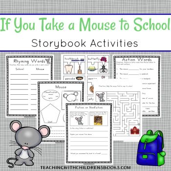 Free If You Take a Mouse To School Printables