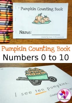 Free Pumpkin Number Counting Book