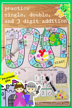 Free Addition Quest Game | Free Homeschool Deals