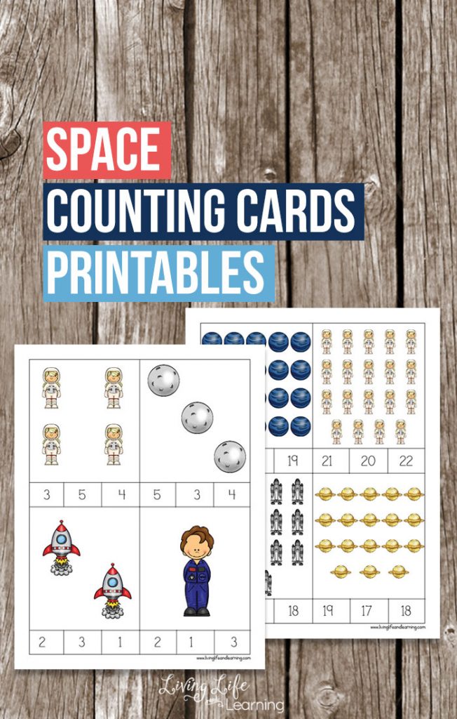 Free Space Counting Clip Cards | Free Homeschool Deals