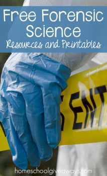 Free Forensic Science Printables & Activities