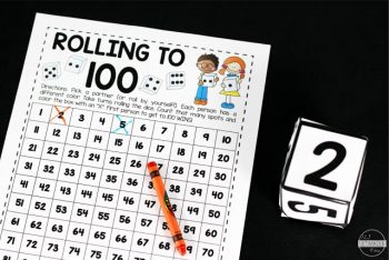 Free Rolling to 100 Math Game