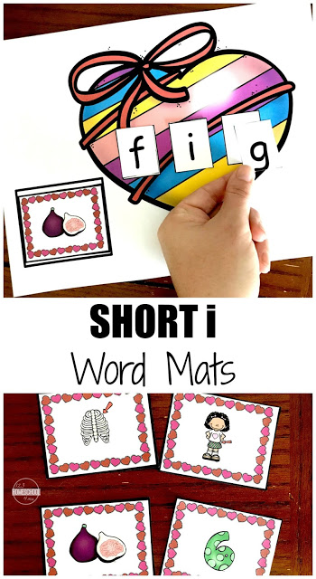 Free Short I Word Mats
