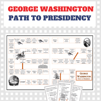 Free George Washington File Folder Game