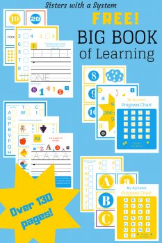 Free Big Book of Learning Pack for Preschool (130+ Pages!)