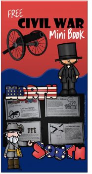 Free Civil War Mini Book Printables