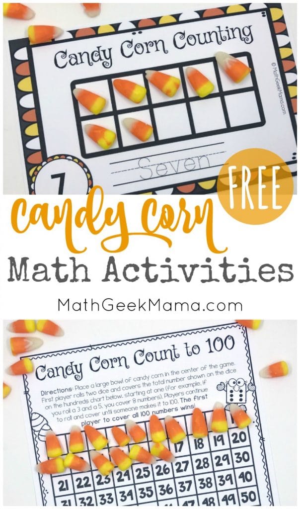 FREE Candy Corn Math Activities and Printables