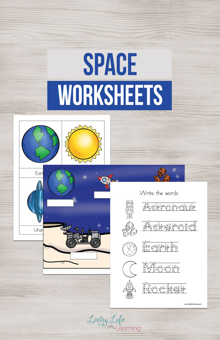 FREE Space Worksheets and Printables