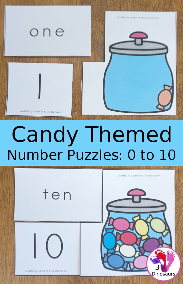 FREE Candy Number Puzzles | Free Homeschool Deals