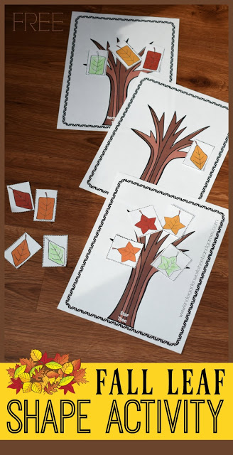 FREE Fall Leaves Shape Activity | Free Homeschool Deals