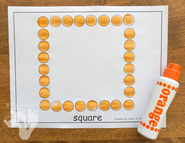 FREE Shape Dot Marker Printables | Free Homeschool Deals