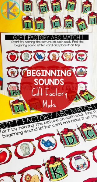 FREE Christmas Beginning Sounds Matching Mats | Free Homeschool Deals