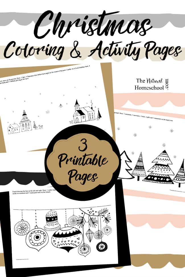 FREE Christmas Coloring & Activity Pages | Free Homeschool Deals