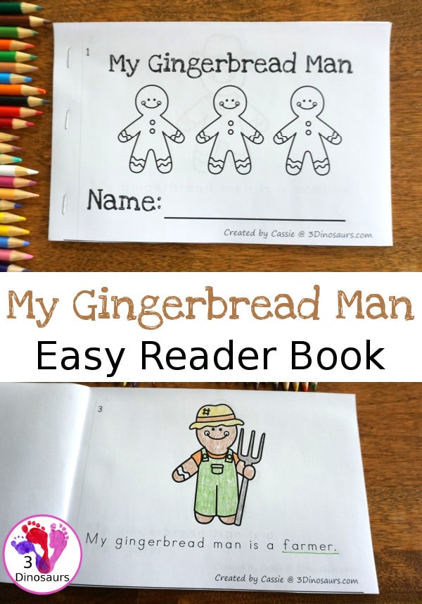 FREE My Gingerbread Man Easy Reader | Free Homeschool Deals
