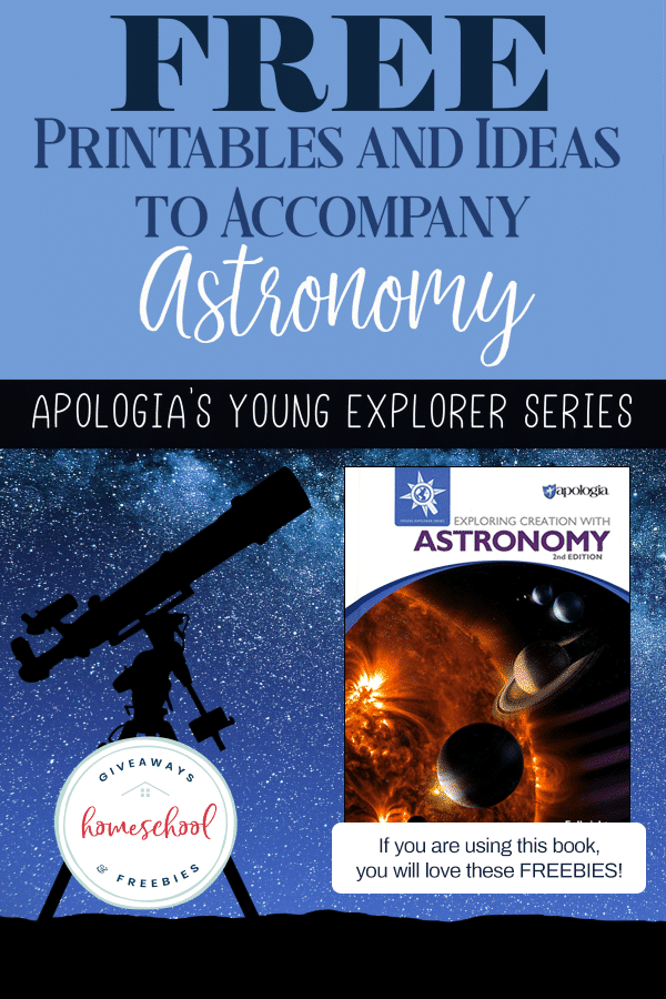 FREE Apologia's Astronomy Book Printables | Free Homeschool Deals