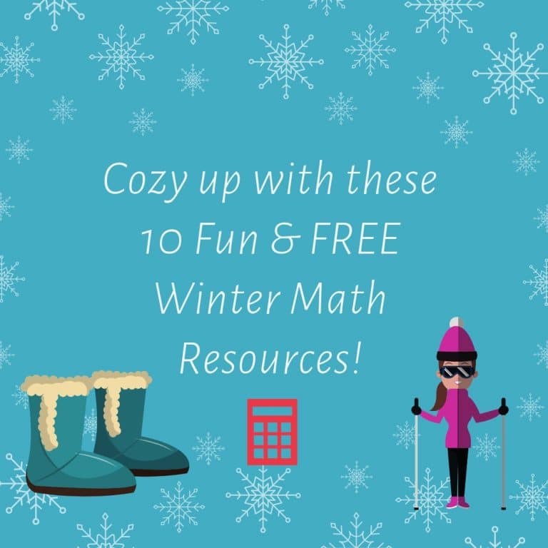 10 Fun & FREE Winter Math Resources! | Free Homeschool Deals