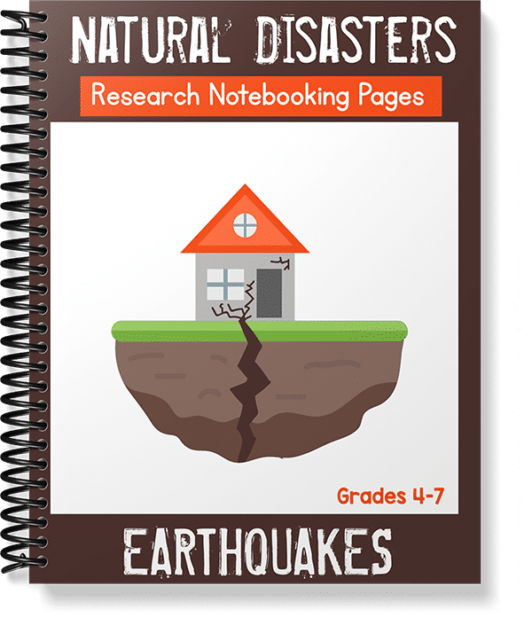 FREE Natural Disasters Notebooking Pages: Earthquakes | Free Homeschool ...