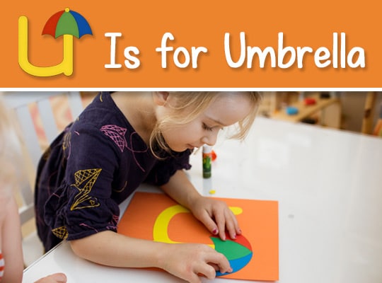 FREE U is for Umbrella Craft | Free Homeschool Deals