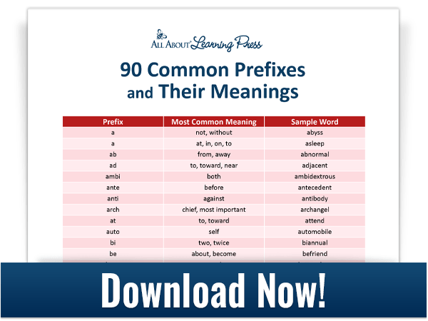 FREE How to Teach Prefixes Resources | Free Homeschool Deals
