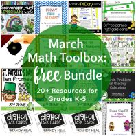Bundle of FREE March Math Printables (20+ Resources!) | Free Homeschool ...