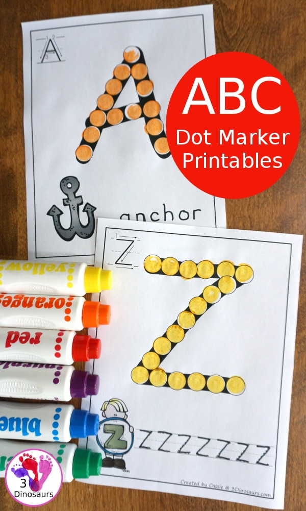 FREE Alphabet Dot Marker Pages Free Homeschool Deals FREE Alphabet Dot Marker Pages Free Homeschool Deals