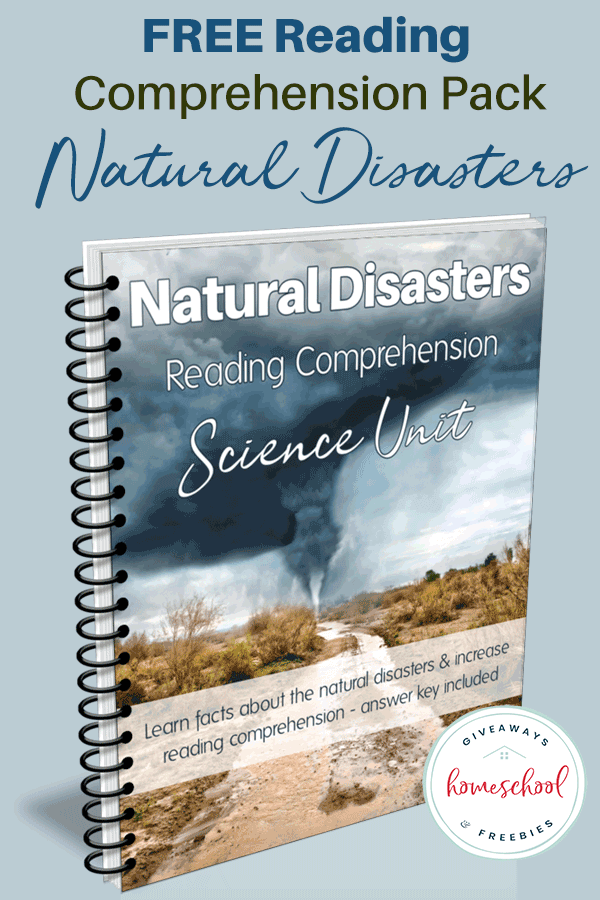 FREE Natural Disasters Reading Comprehension Science Unit | Free ...