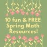 10 Fun & FREE Spring Math Resources! | Free Homeschool Deals