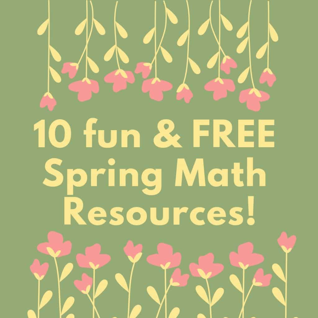 10 Fun & FREE Spring Math Resources! | Free Homeschool Deals