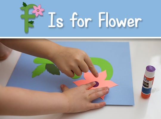 FREE F is for Flower Craft | Free Homeschool Deals