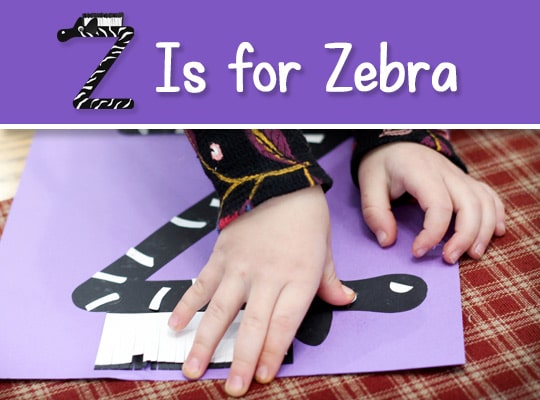 FREE Z is for Zebra Craft | Free Homeschool Deals