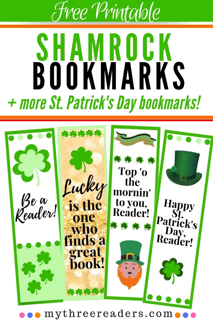 FREE Printable Shamrock Bookmarks | Free Homeschool Deals