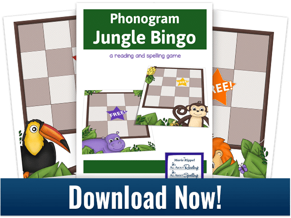 FREE Phonogram Jungle Bingo | Free Homeschool Deals