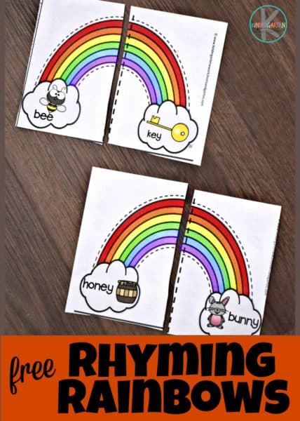 FREE Rhyming Rainbow Puzzles | Free Homeschool Deals
