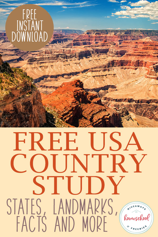 FREE USA Country Study | Free Homeschool Deals