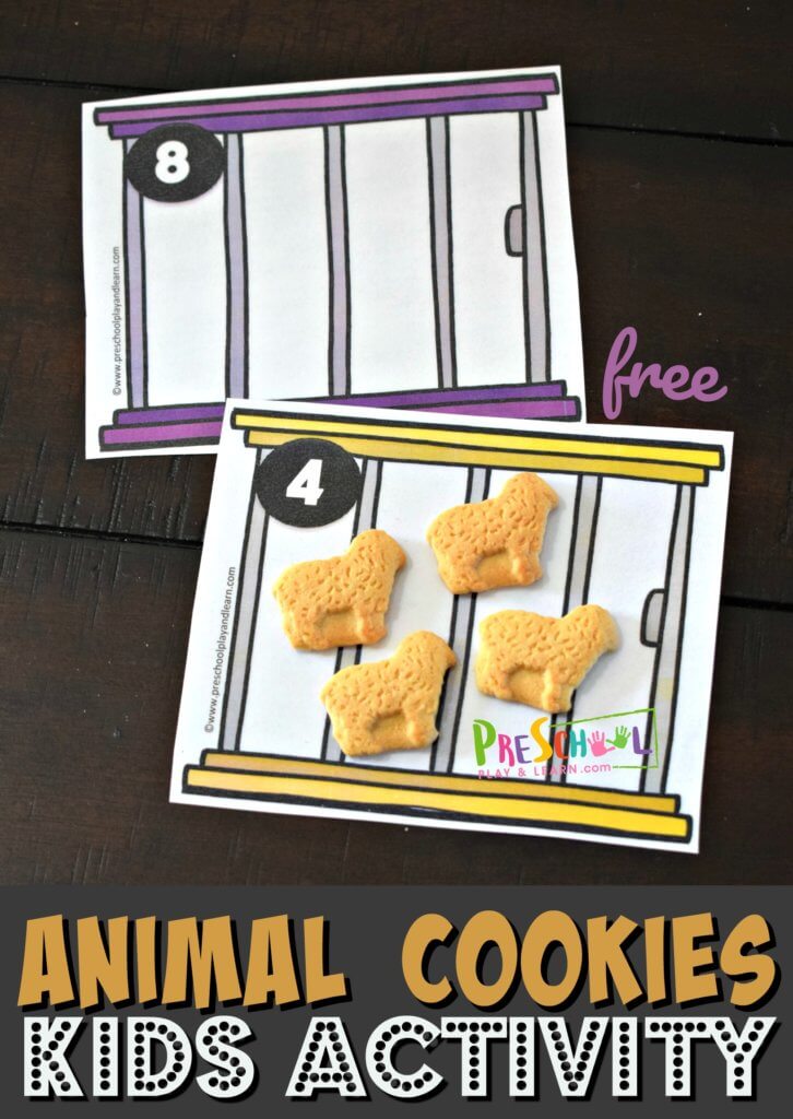 FREE Animal Cookies Counting Activity | Free Homeschool Deals