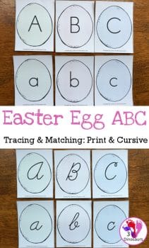 FREE Easter Egg Letter Tracing & Matching | Free Homeschool Deals
