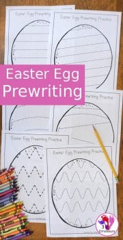 FREE Easter Egg-Themed Prewriting Practice | Free Homeschool Deals