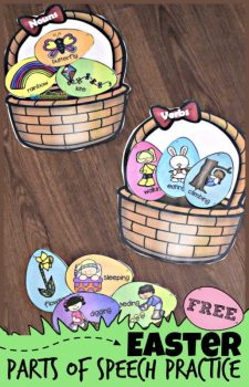 FREE Easter Parts of Speech Practice | Free Homeschool Deals
