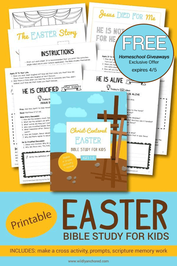 FREE Easter Bible Study (until 4/5/19!) | Free Homeschool Deals