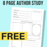 Free Author Study Notebooking Pages