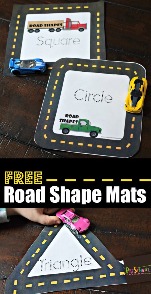 FREE Road Shape Mats | Free Homeschool Deals