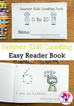 FREE Summer Kids Counting Easy Reader | Free Homeschool Deals