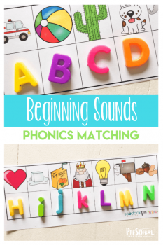 FREE Beginning Sounds Phonics Game | Free Homeschool Deals