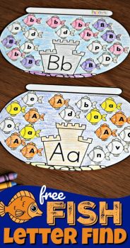 FREE Fish Letter Find Activity | Free Homeschool Deals