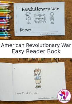 FREE American Revolutionary War Easy Reader | Free Homeschool Deals