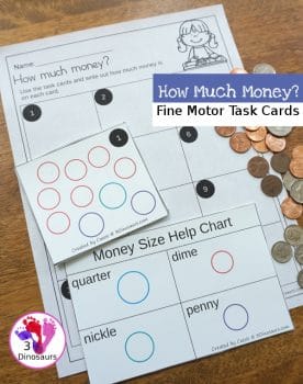 FREE Money Matching Task Cards | Free Homeschool Deals