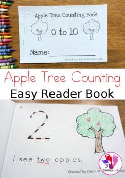 FREE Apple Tree Counting Easy Reader | Free Homeschool Deals